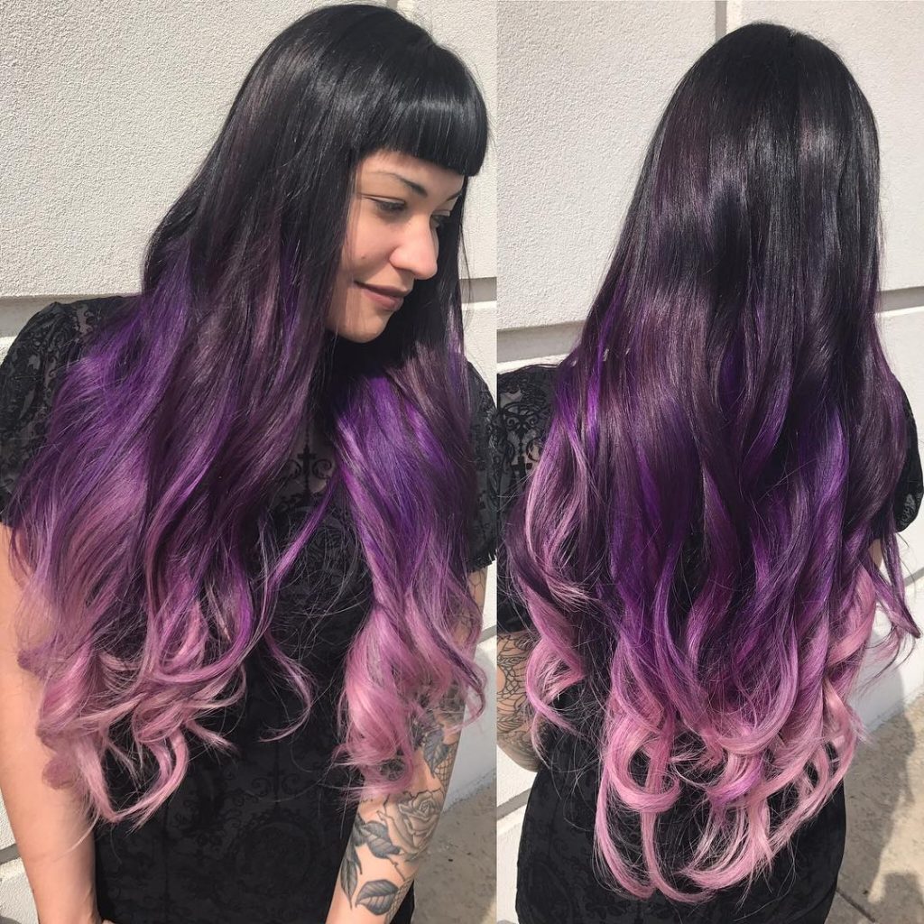 Pink Ombre Hair Extensions